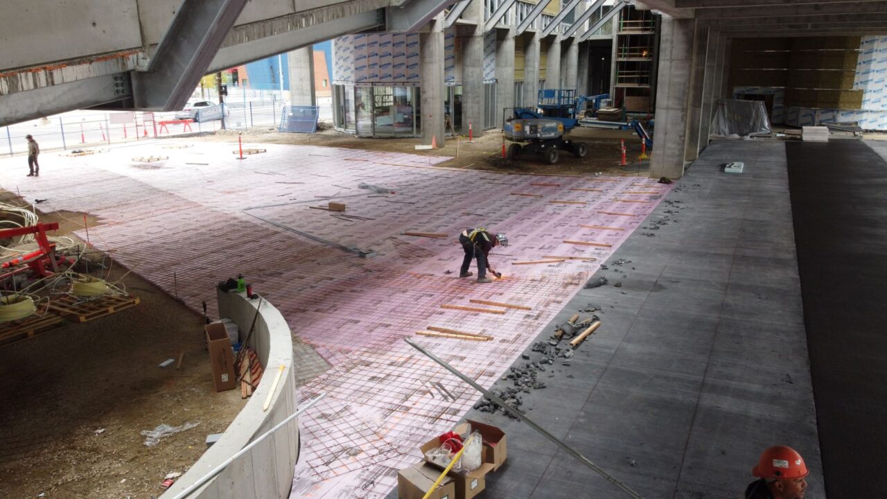 9th Avenue Parkade & Cycle Track - ALSA Road Construction