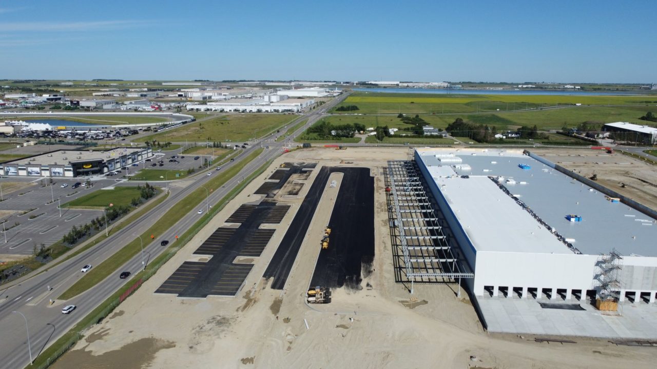 Amazon DCG @ Nose Creek - ALSA Road Construction