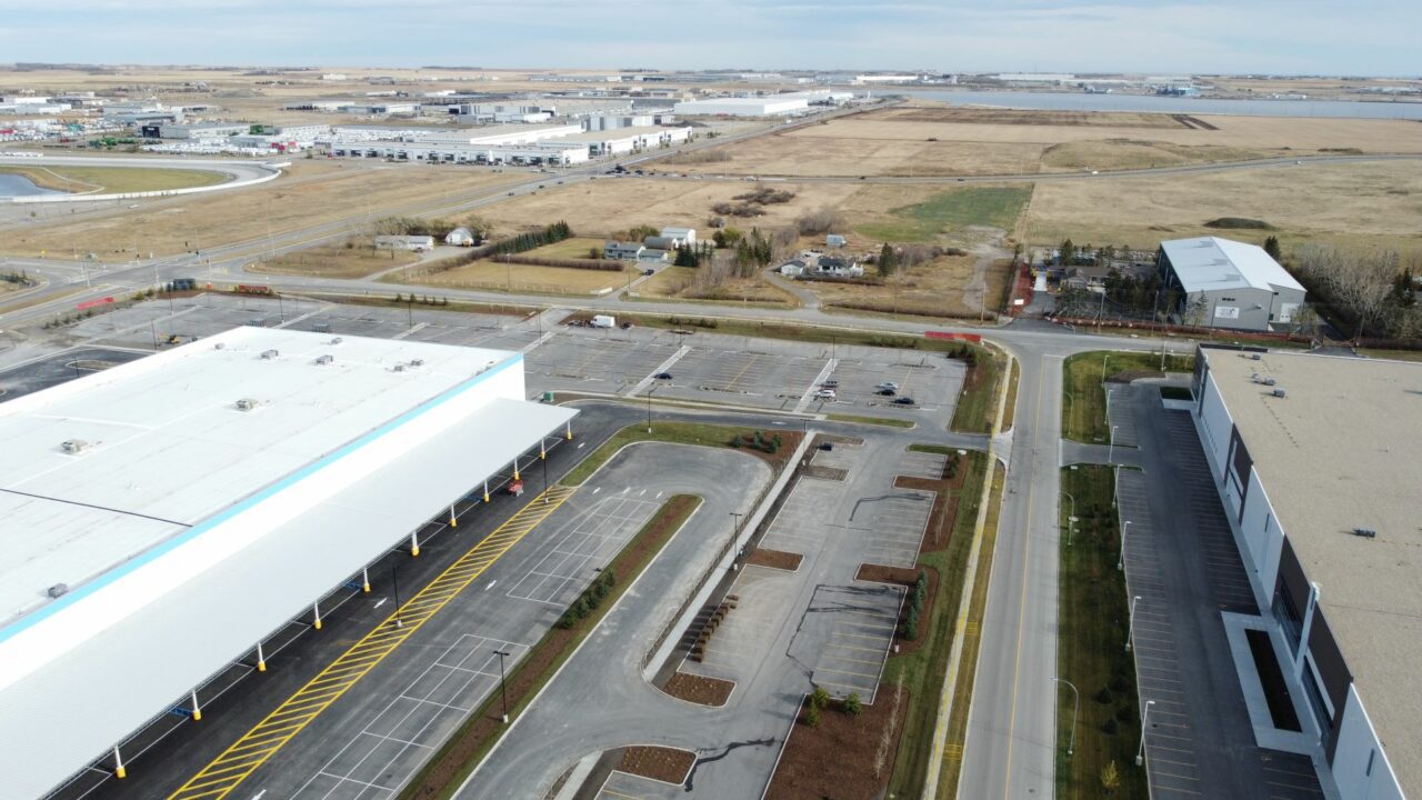 Amazon DCG @ Nose Creek - ALSA Road Construction