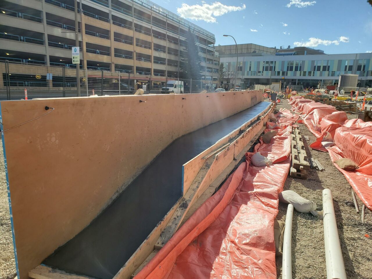 Calgary Cancer Center - ALSA Road Construction