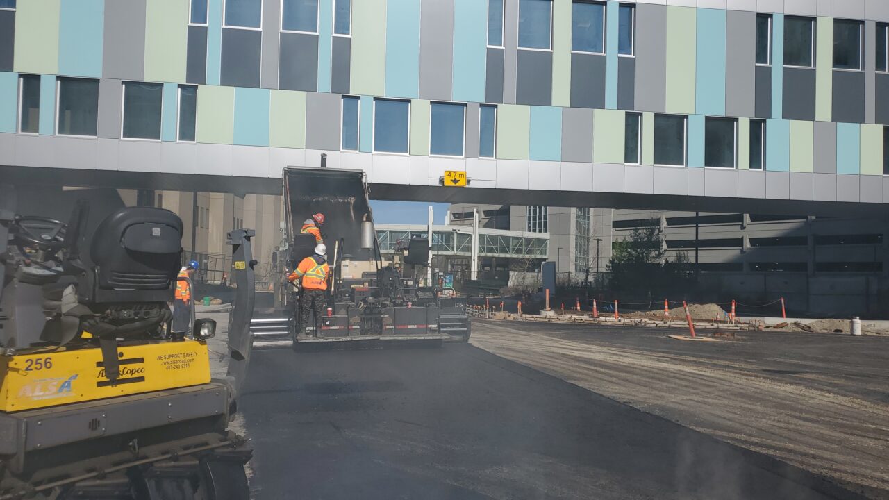 Calgary Cancer Center - ALSA Road Construction